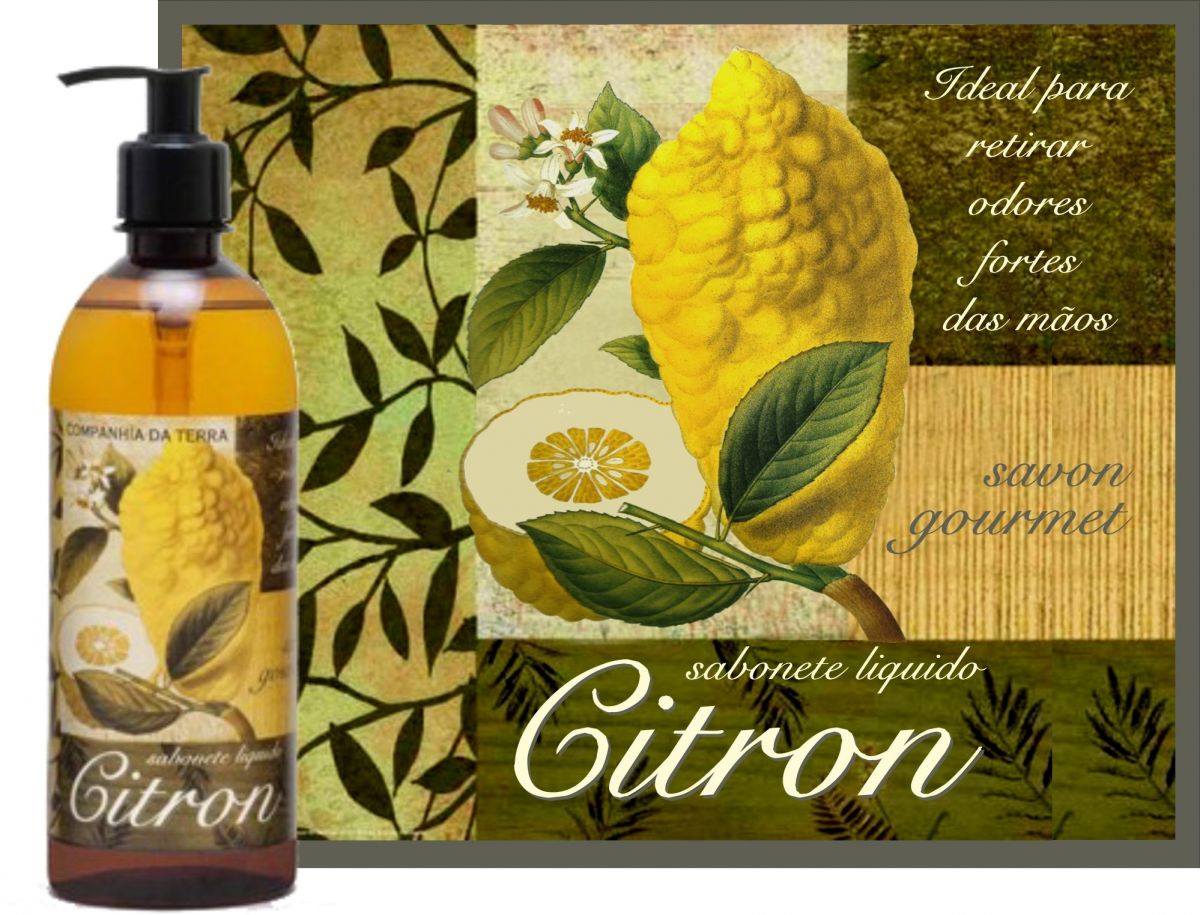 Perfumaria Terra - Loja Virtual Oficial - Sabonete Líquido Citron - 500g